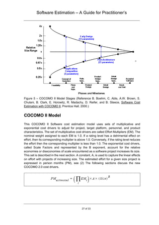 Guide to Software Estimation | PDF