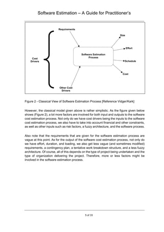 Guide to Software Estimation | PDF