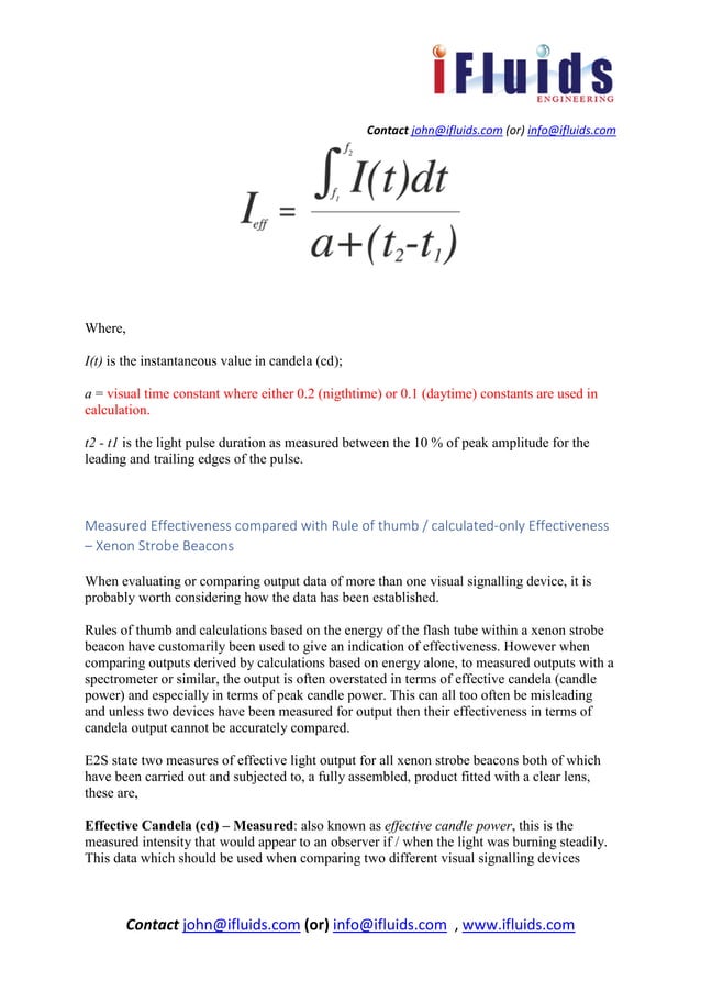 Guide to specifying visual signals | PDF