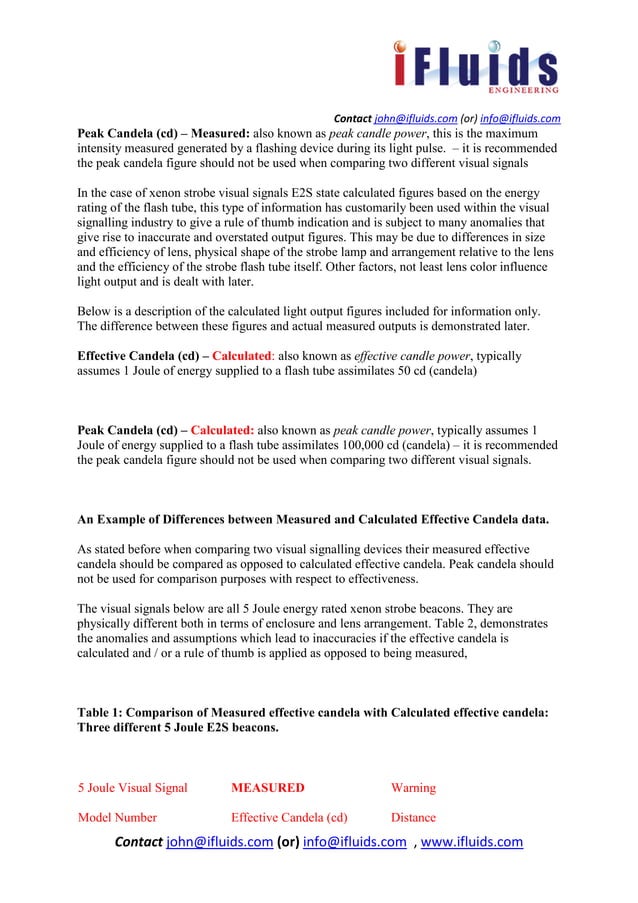 Guide to specifying visual signals | PDF