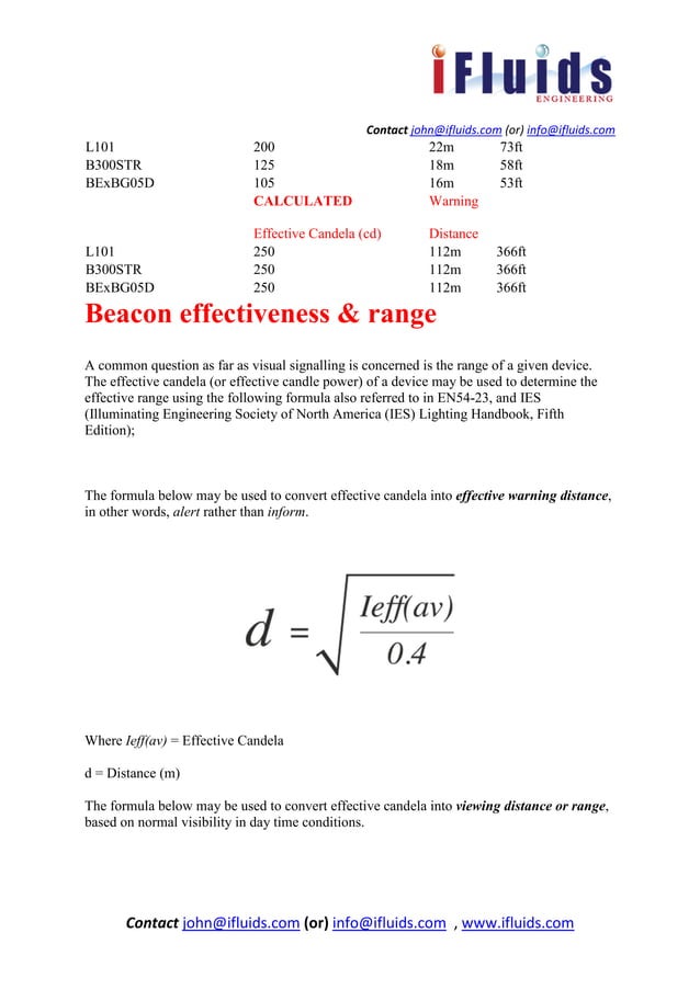 Guide to specifying visual signals | PDF