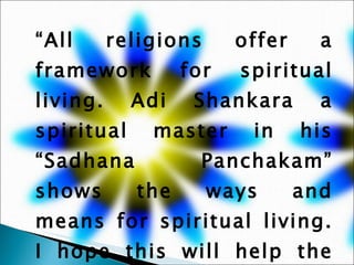 Guide To Spiritual Living | PPT