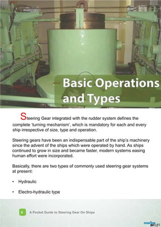 A Pocket Guide to Steering Gear System on Ships | PDF
