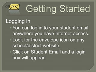 Guide to student email | PPT