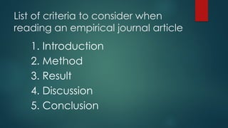 Guide to the Critical Appraisal of (1).pptx