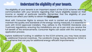 Guide to the ECO4 Scheme for Landlords | PDF