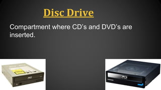 Guide to the insides of a desktop pc | PPT