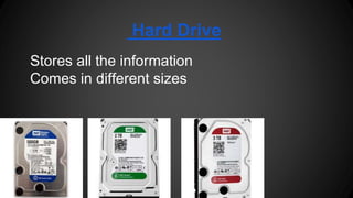 Guide to the insides of a desktop pc | PPT