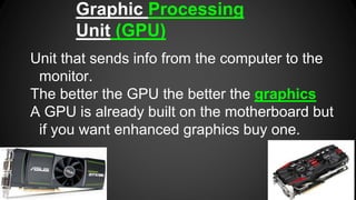 Guide to the insides of a desktop pc | PPT