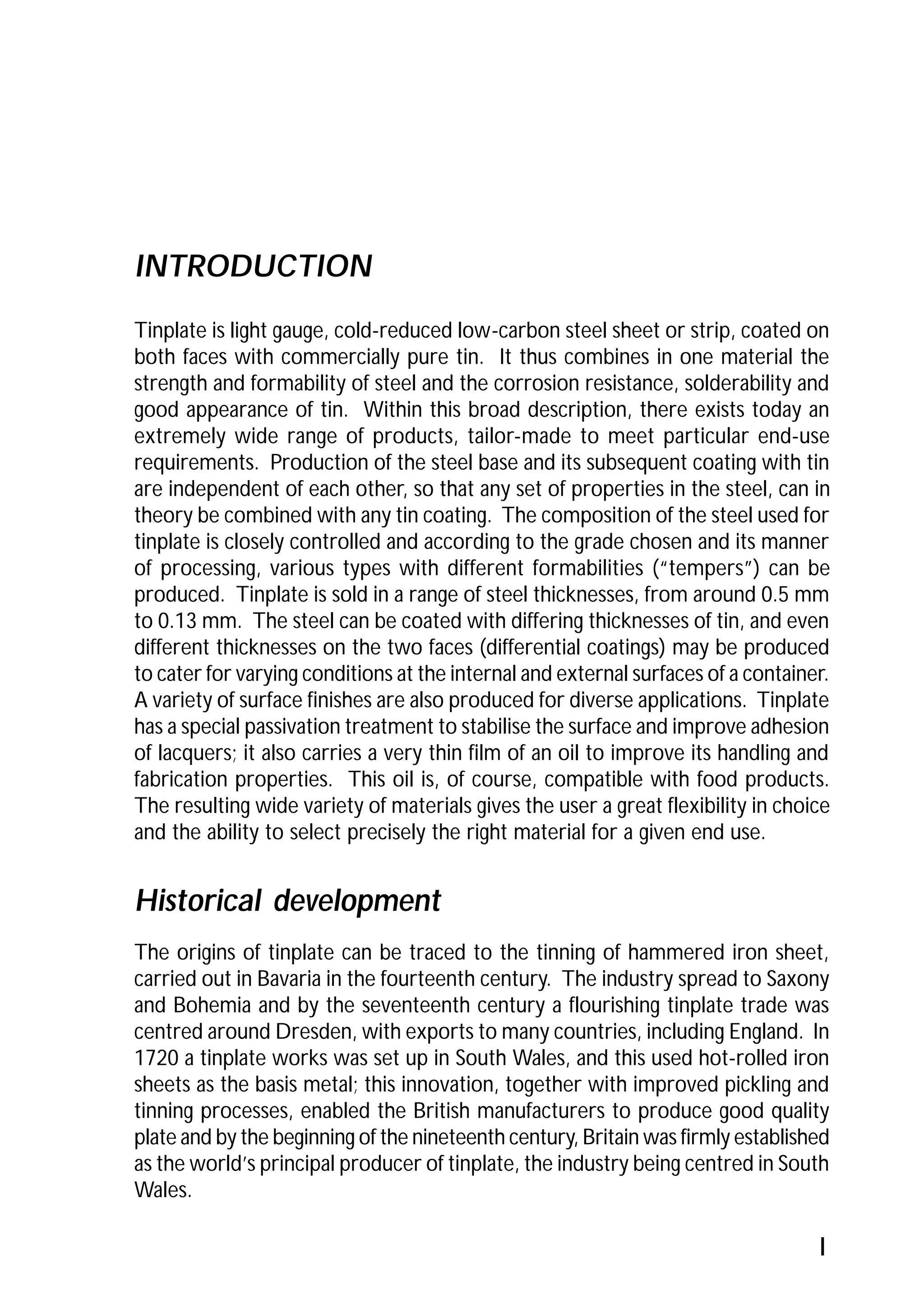 Guide to tinplate | PDF