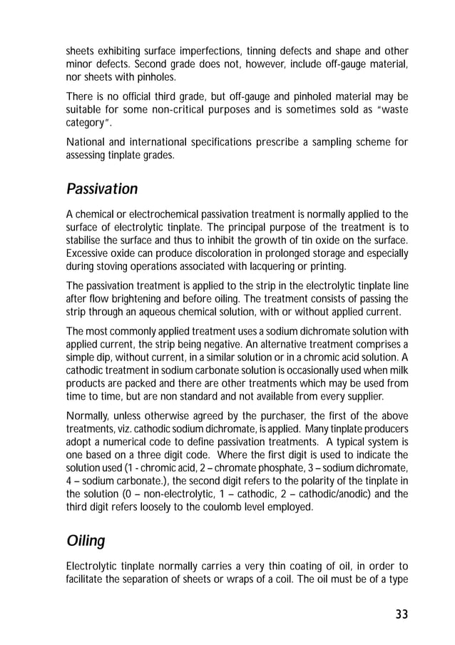 Guide to tinplate | PDF