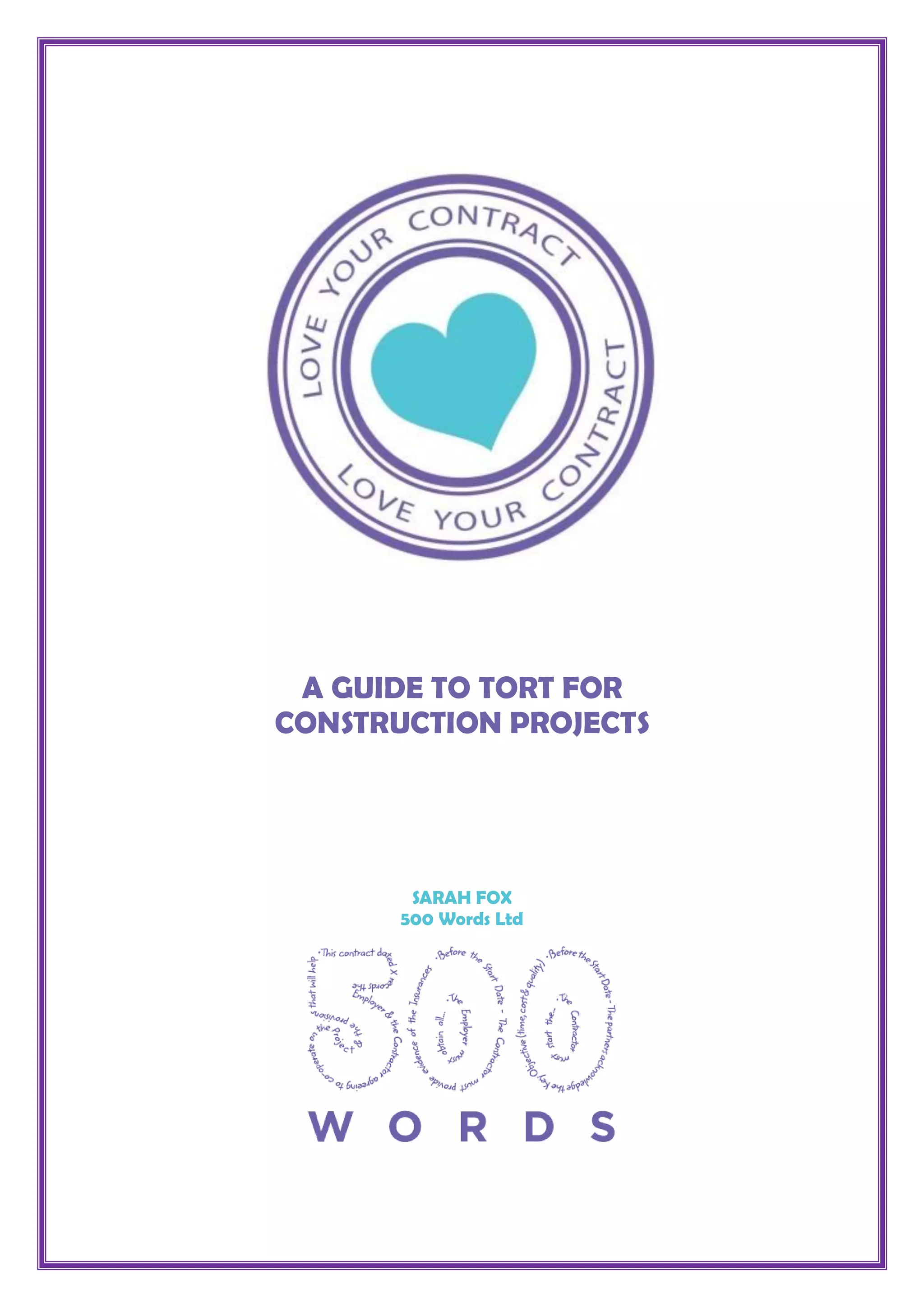 Guide to Tort in Construction | PDF