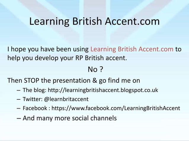 Improve Your RP British Accent : Guide to the Ultimate RP British ...