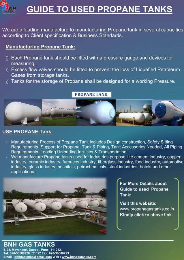 Guide to used propane tanks | PDF