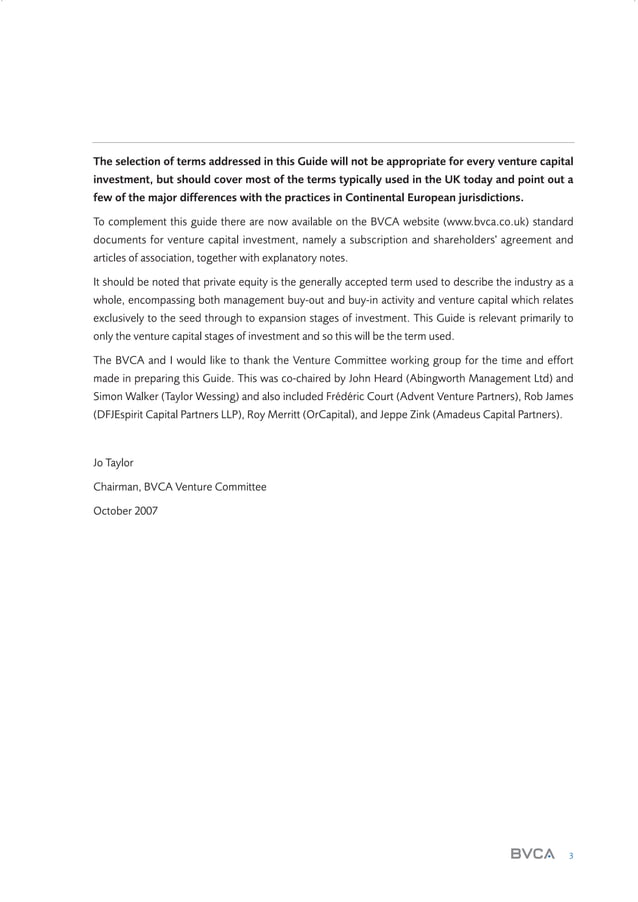 Guide to VC Term Sheet | PPT