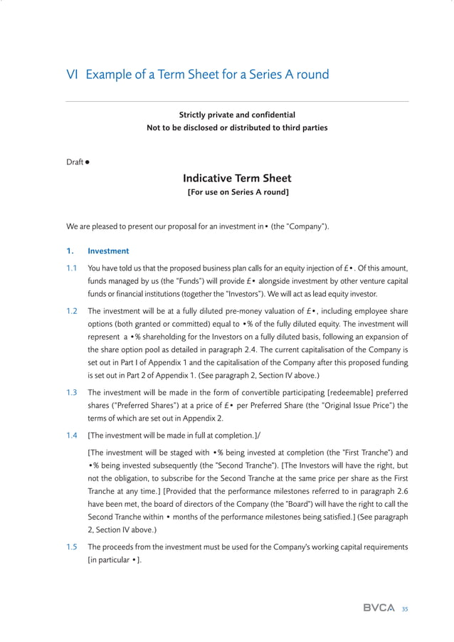 Guide to vc_termsheets | PDF