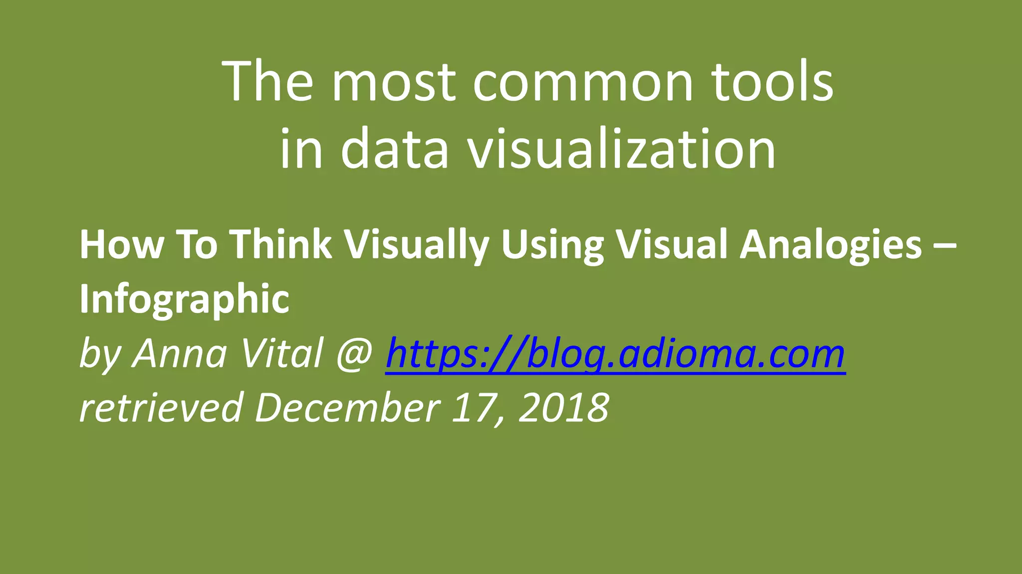 Guide to visual analogies