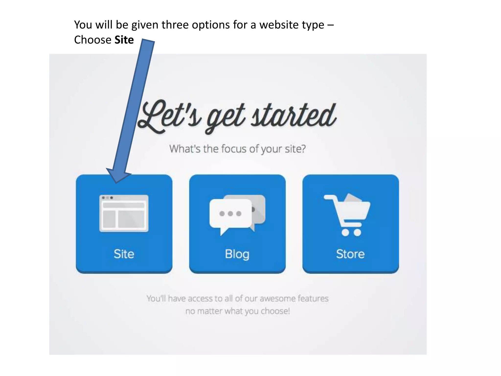 Creating a Weebly website | PPT