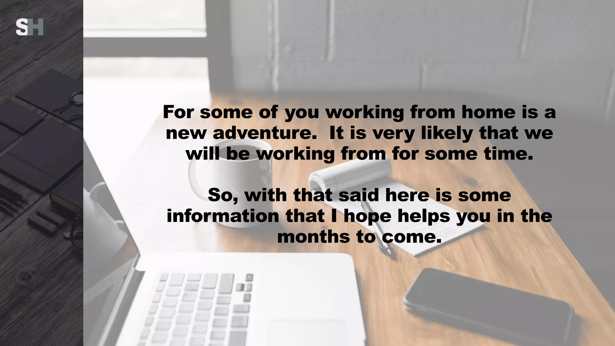 Guide to Work From Home | Shon Holyfield | PDF