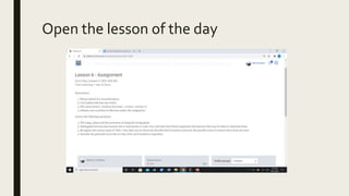 Guide to your attendance | PPT