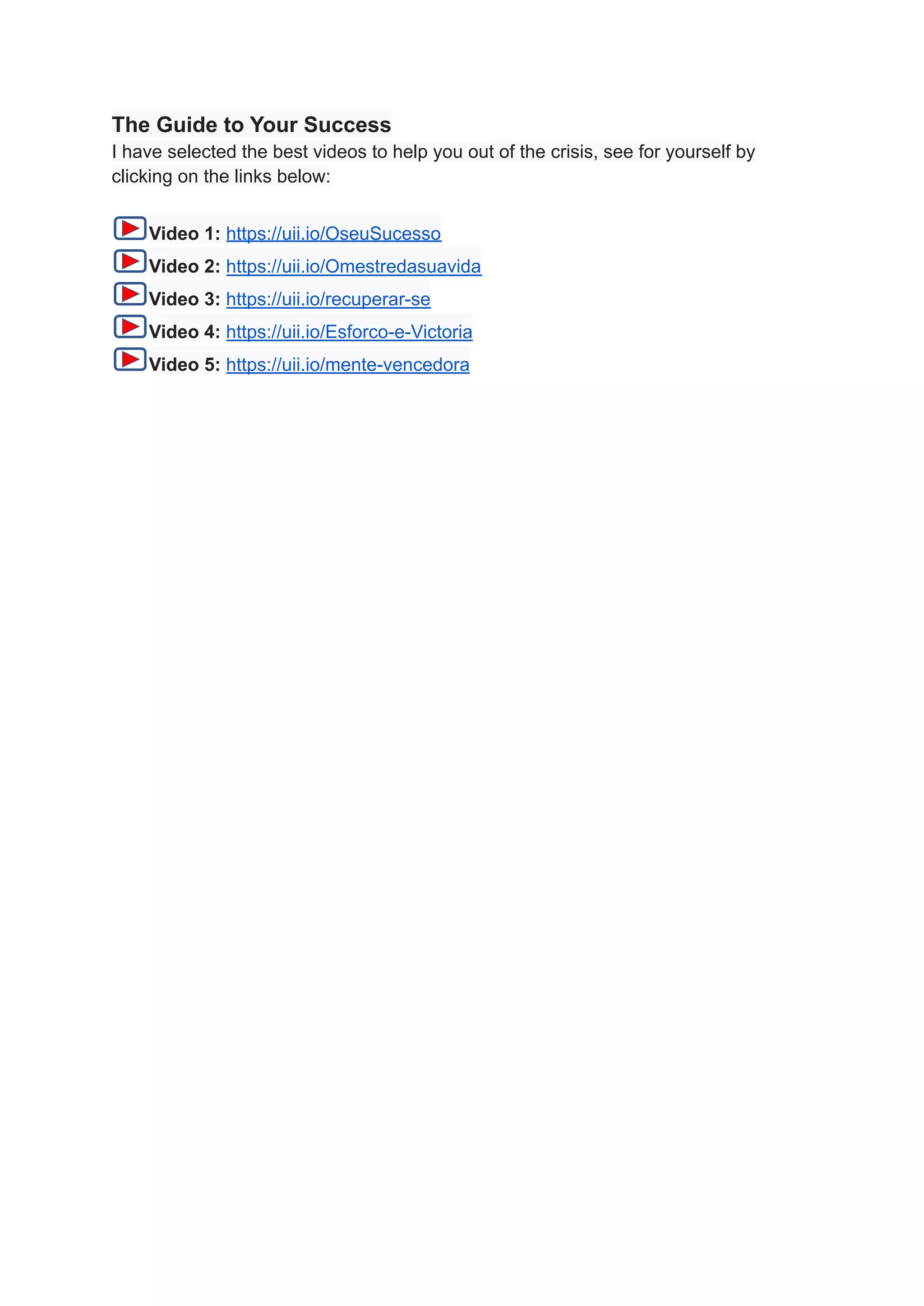 Guide to your success | PDF