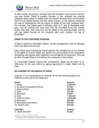 Guide to Zakah: Understanding & Calculation | Shaykh Imran Ashraf ...