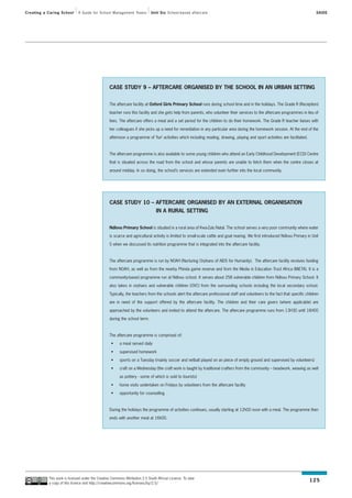 Learning Guide: Unit 6 - School-based aftercare. | PDF