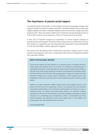 Learning Guide: Unit 7 - Counselling support for vulnerable learners. | PDF