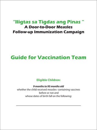 Guide vaccination team | PDF