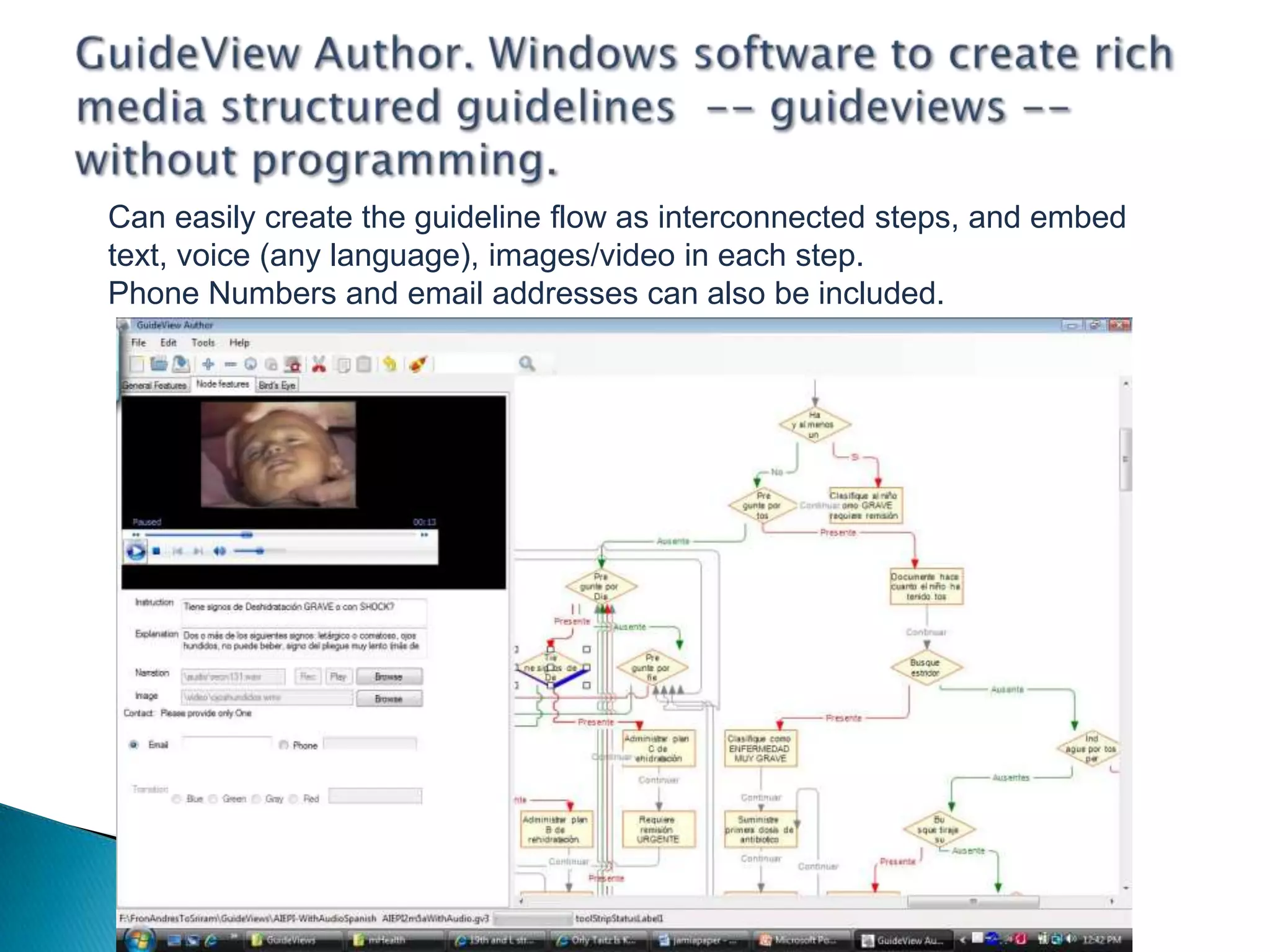 The Guideview mHealth System | PPTX