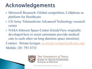 The Guideview mHealth System | PPTX