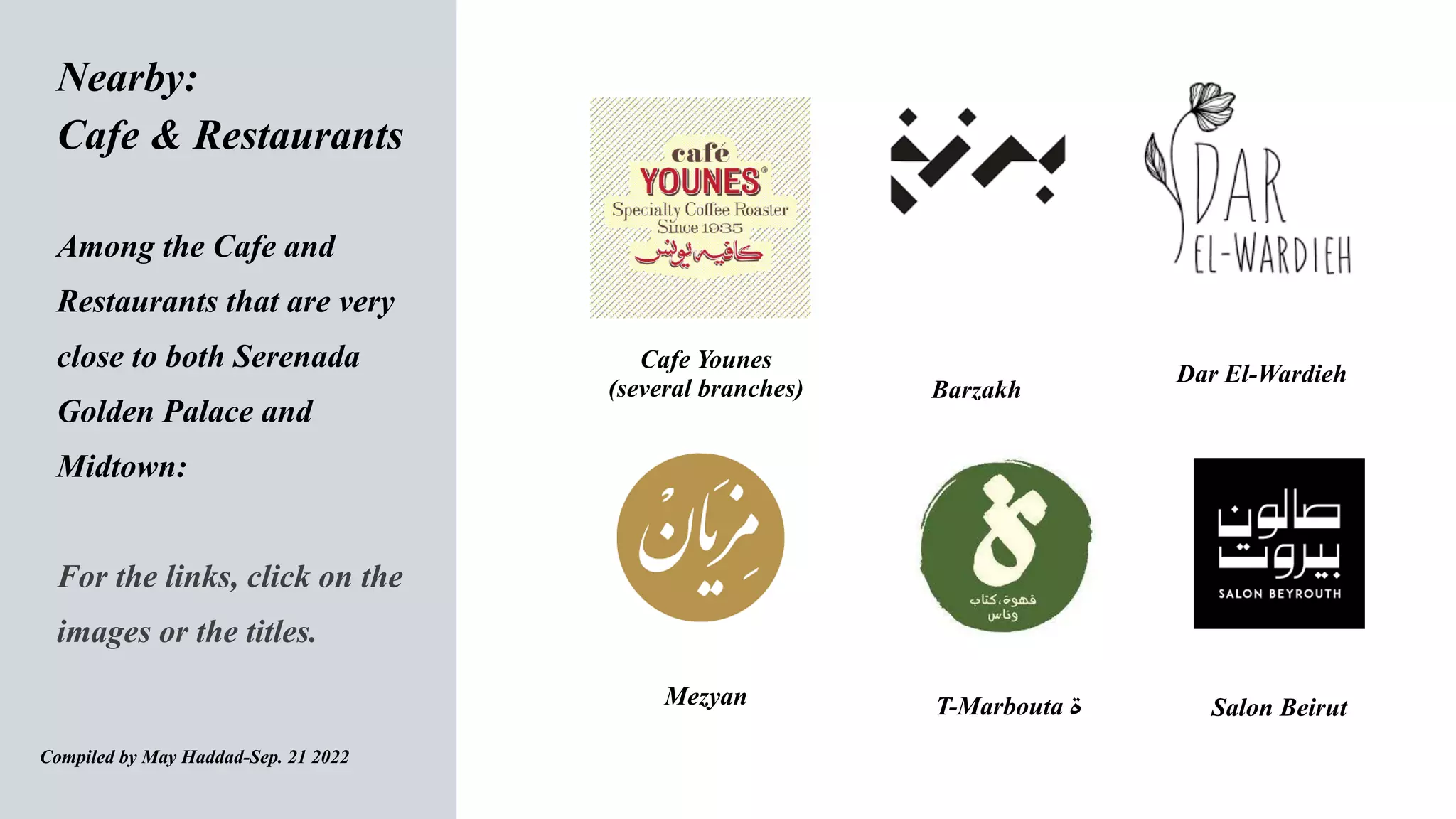 Guide: Welcome to Ras Beirut | PPT