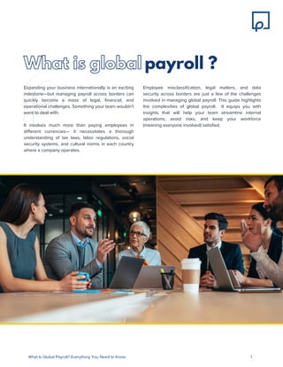 What Is Global Payroll ? Everything You Need to Know [Guide] | PDF