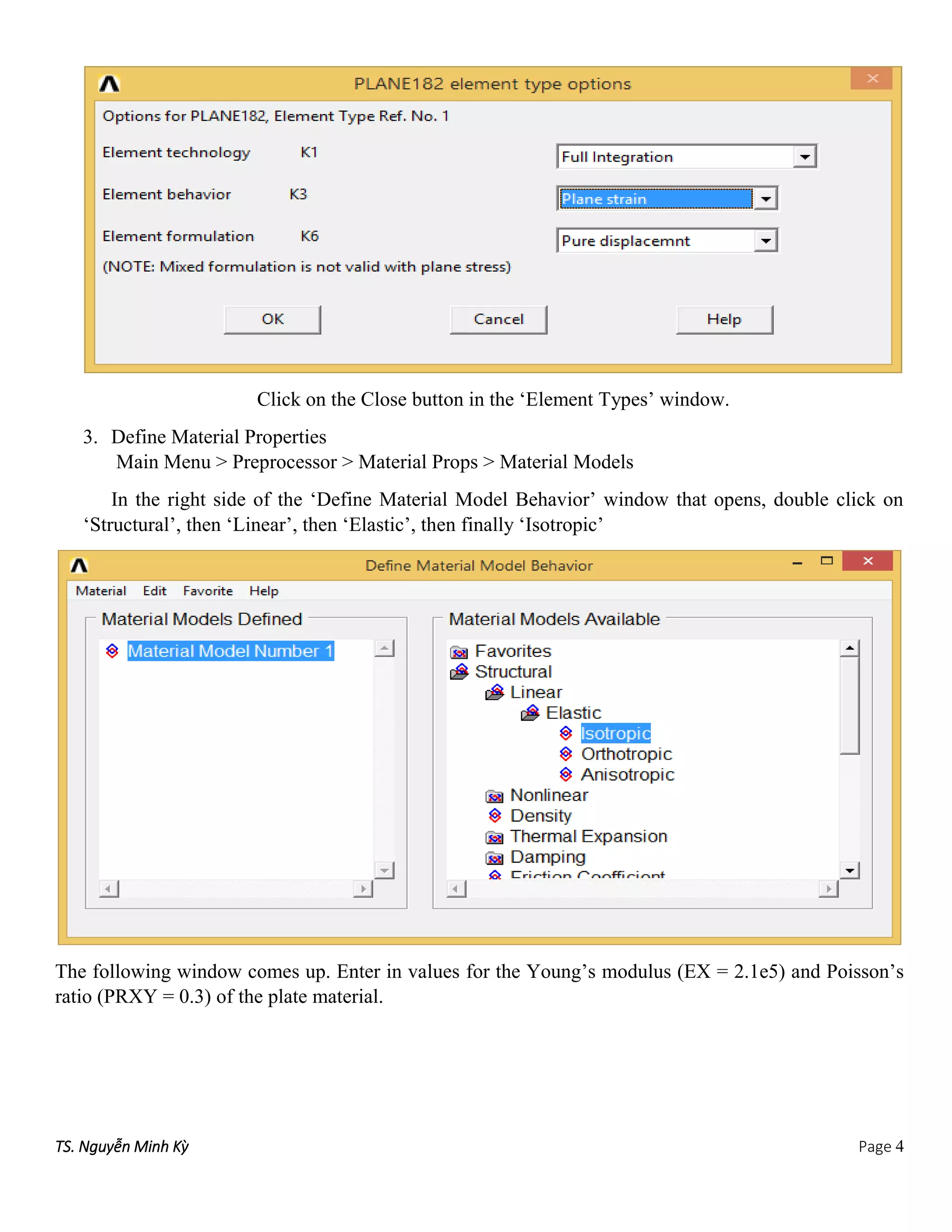 Guiding 2D fracture analysis in Ansys 14 | PDF | Physics | Science