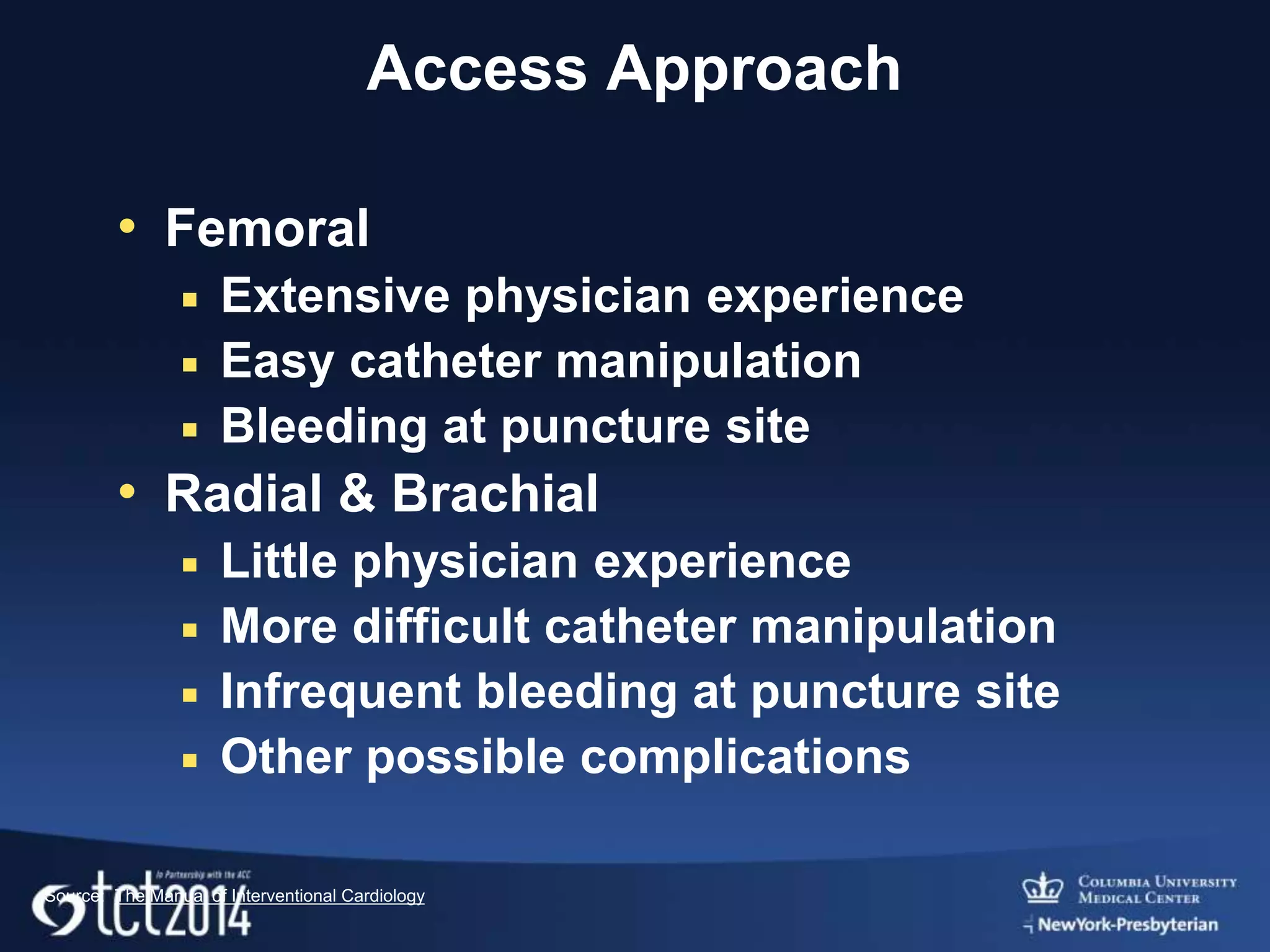 interventional cardiology, Guiding catheters, wires, and balloons ...