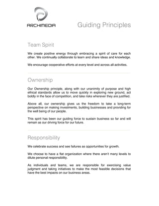Guiding principles | PDF
