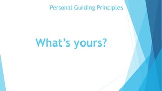 Guiding principles Sumaya's presentation | PPTX | Executive Leadership ...