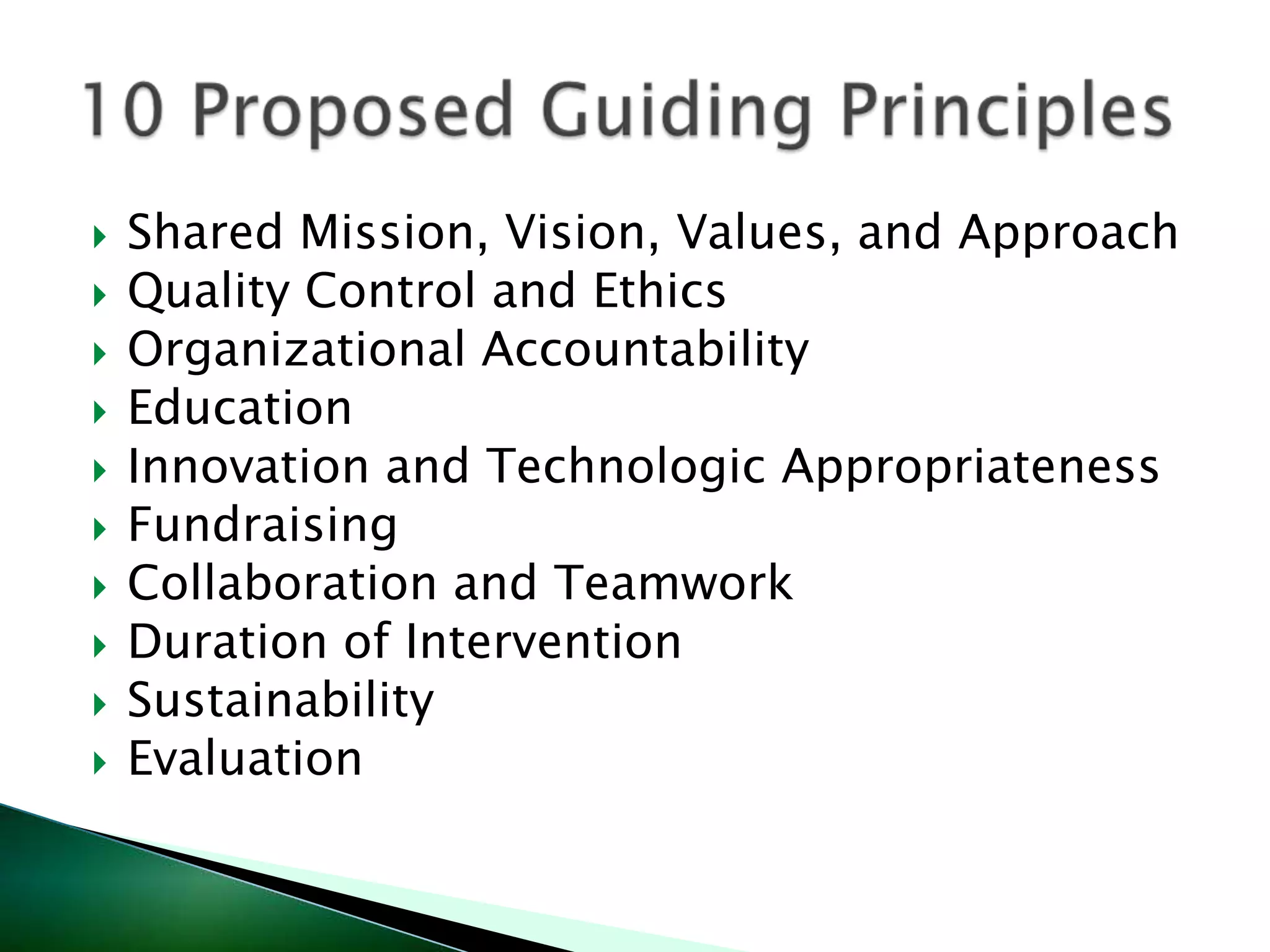 Guiding Principles for Sustainable Humanitarian Engineering Projects | PPTX