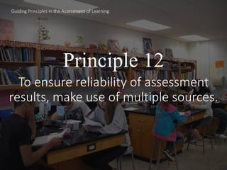 Guiding principles in the assessment of learning | PPTX