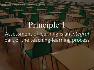 Guiding principles in the assessment of learning | PPTX