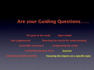 Guiding questions | KEY