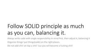 Guiding Software Developer To "Heaven" Through "Darkness" | PPT