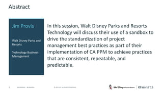 Guiding Standardization Across the Enterprise at Walt Disney Parks ...