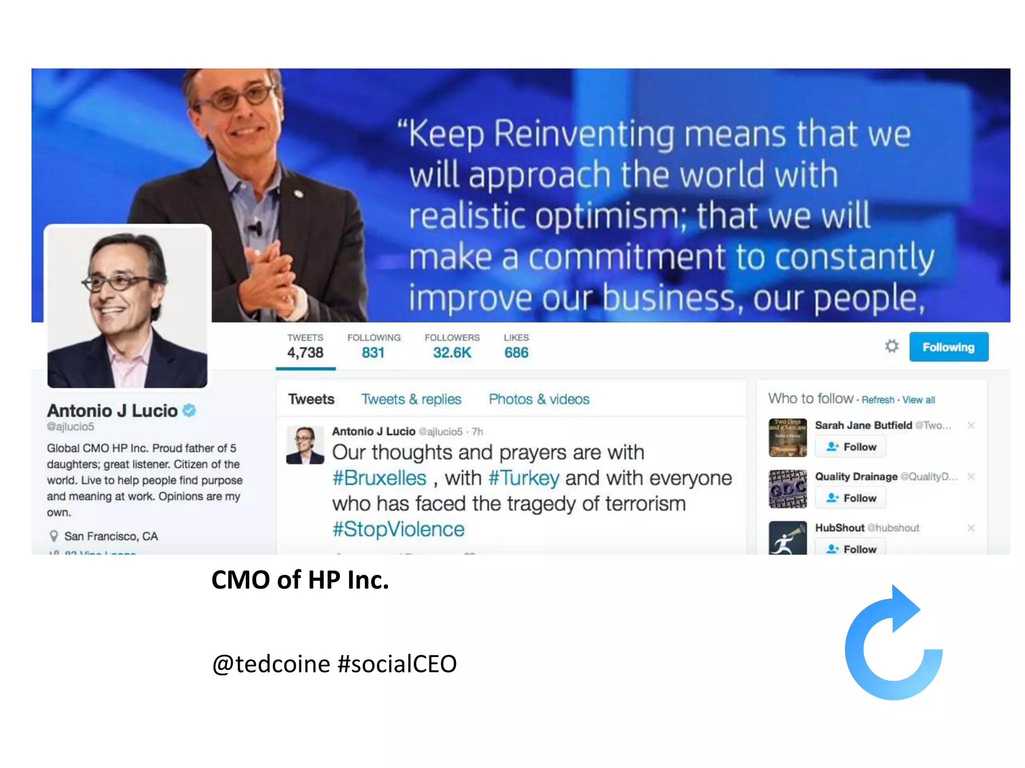 Guiding Your CEO and C-suite to Go Social | PPT