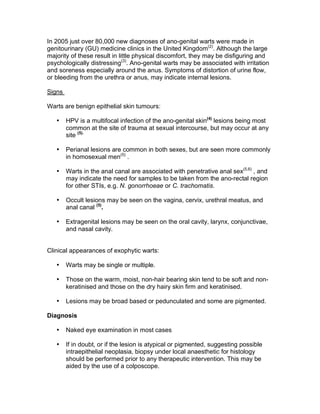 Guidline anogeniltal warts | PDF