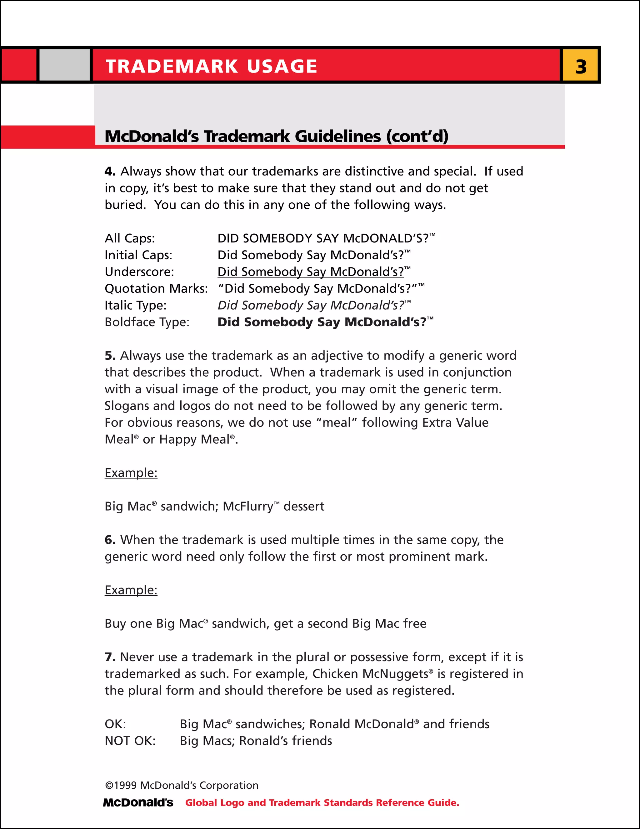 Manual de identidade visual do McDonald's | PDF