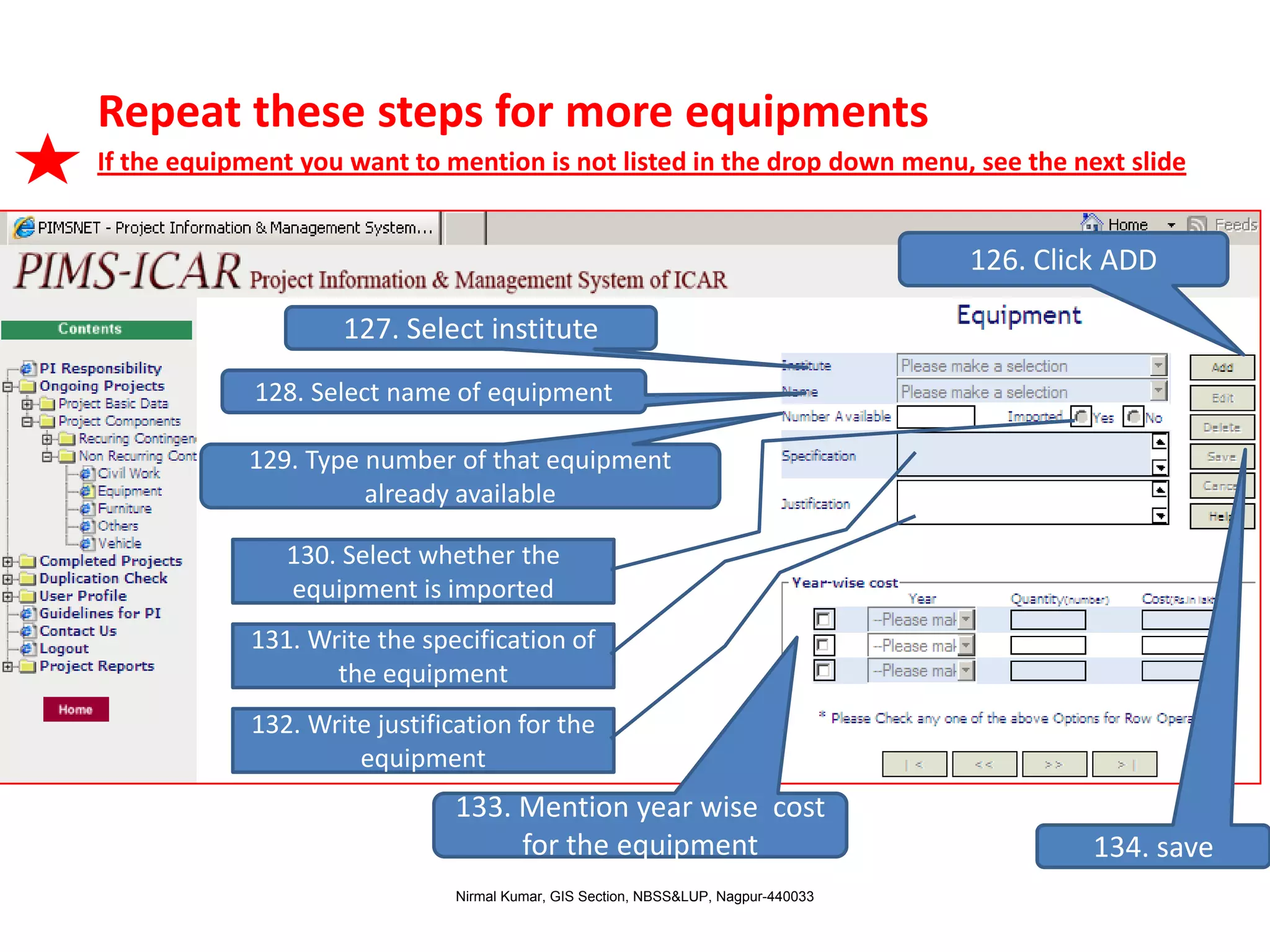 Guidlines for filling project information in pims | PDF