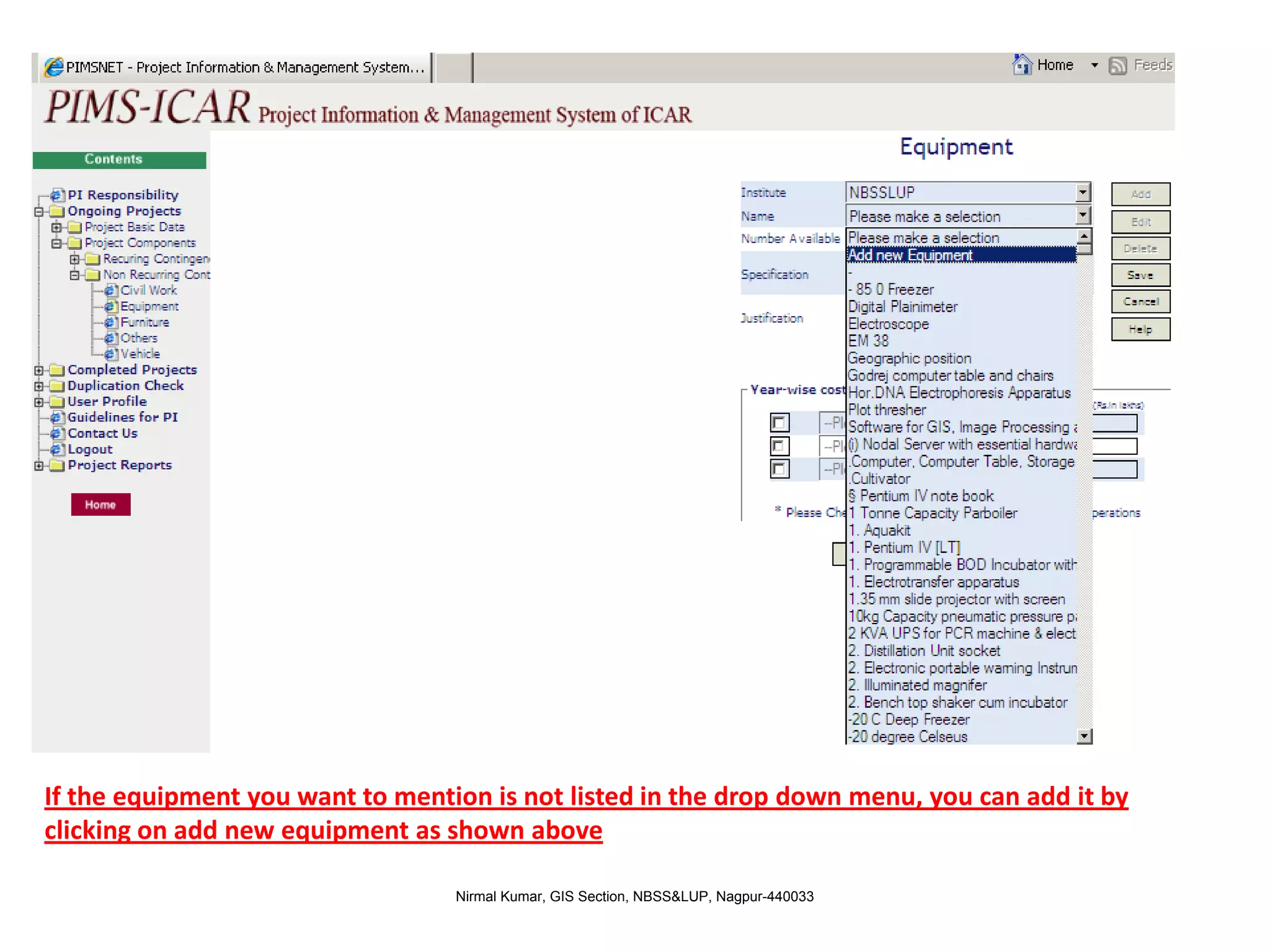 Guidlines for filling project information in pims | PDF