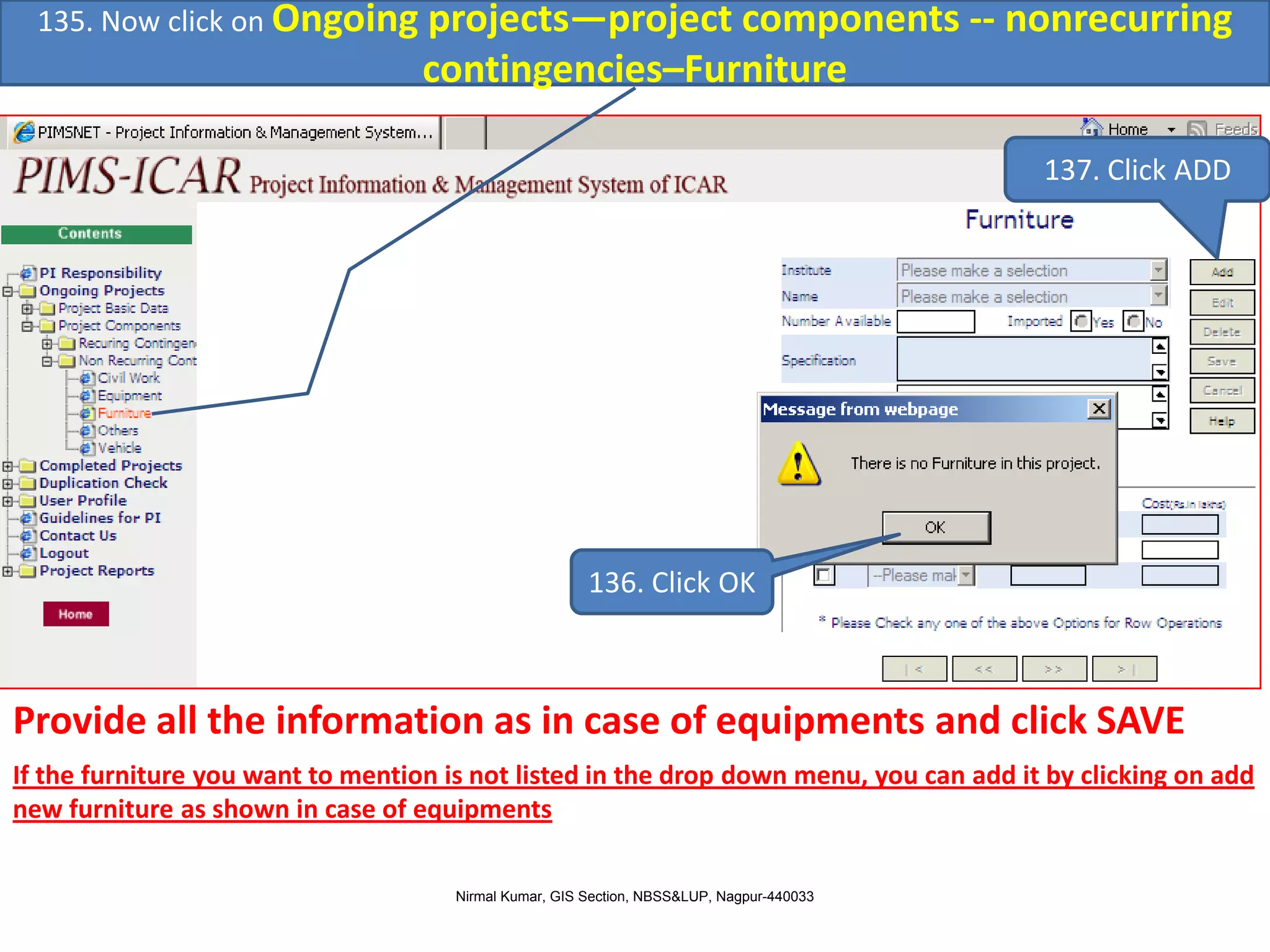 Guidlines for filling project information in pims | PDF