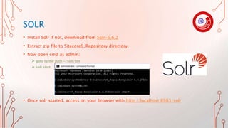 Guidlines sitecore9 installation | PPTX
